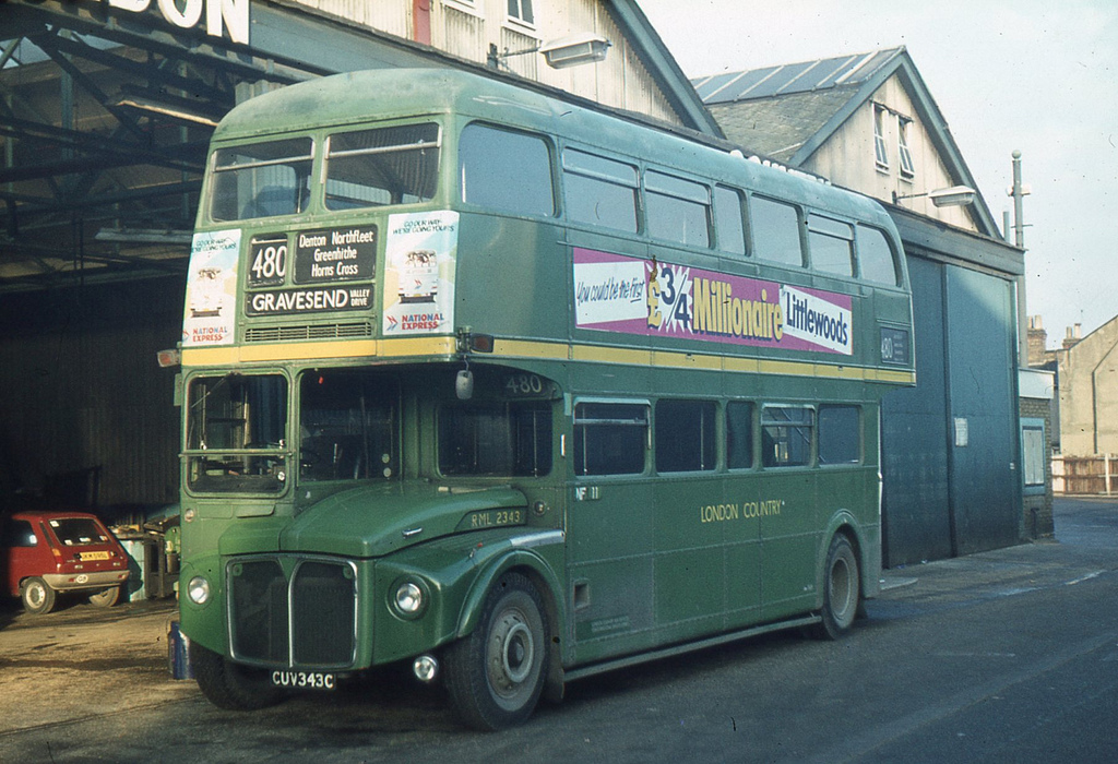Revell London Country 480 Routemaster - the old school bus! - Work In ...