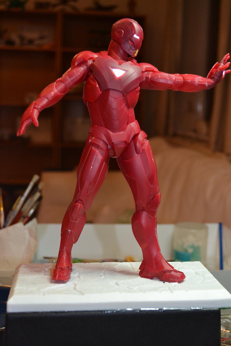 Iron Man Mk VI - 1:6 Moebius kit - Work In Progress - SF & RealSpace ...