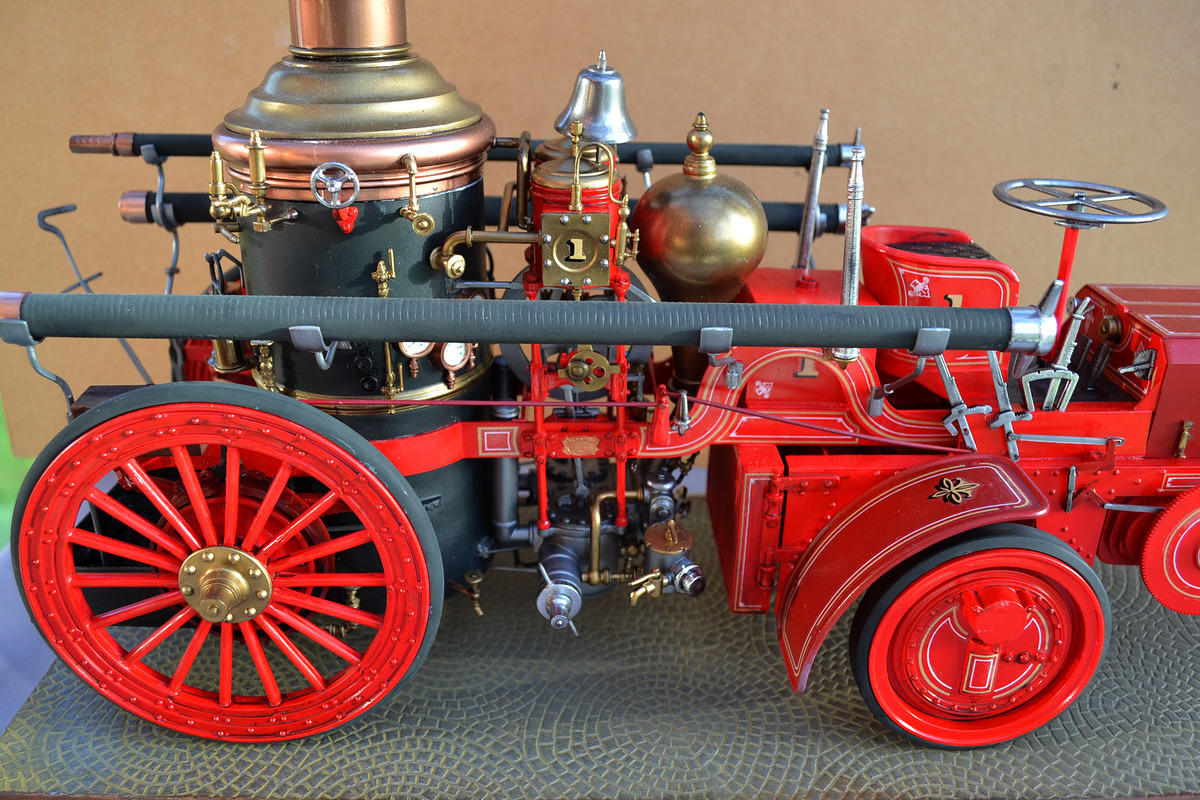 1:12 Airfix (MPC) Christie Steam Fire Engine - Ready For Inspection ...