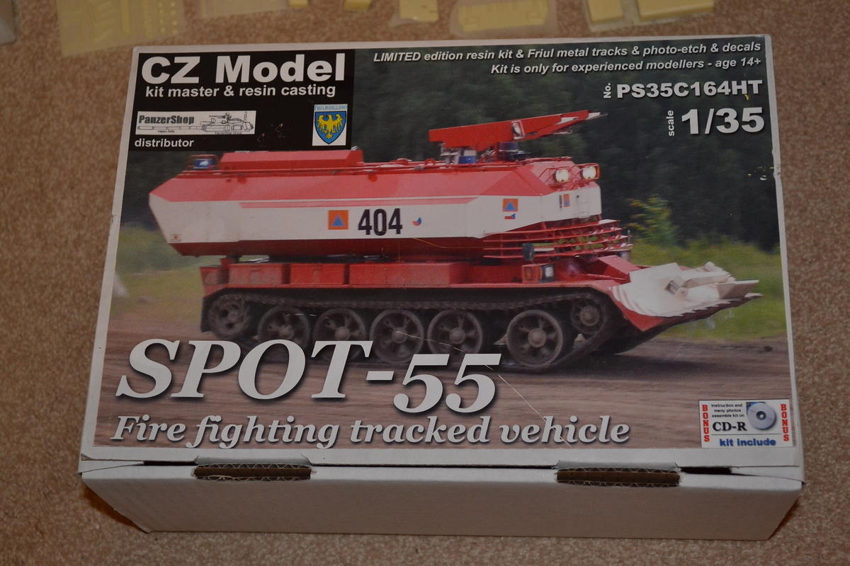 CZ Models 1:35 Spot-55 - Russian fire fighting tank - Non Injected ...