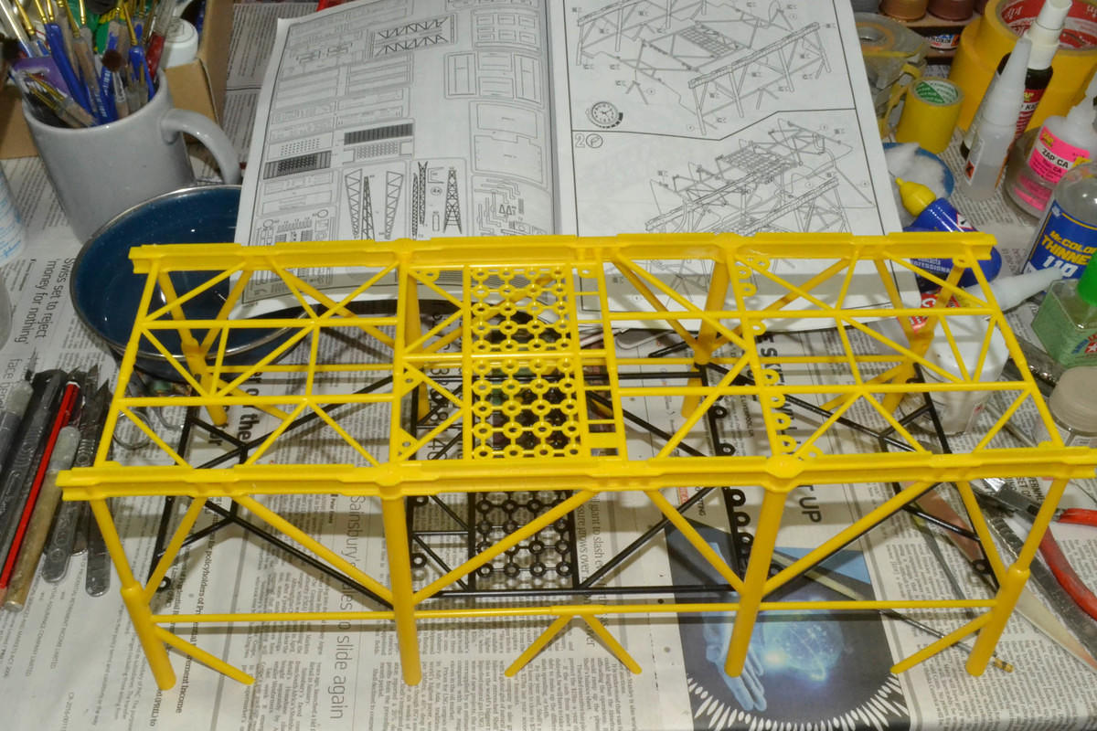 1:200 Revell North Cormorant Oil Rig - Work in Progress - Maritime ...