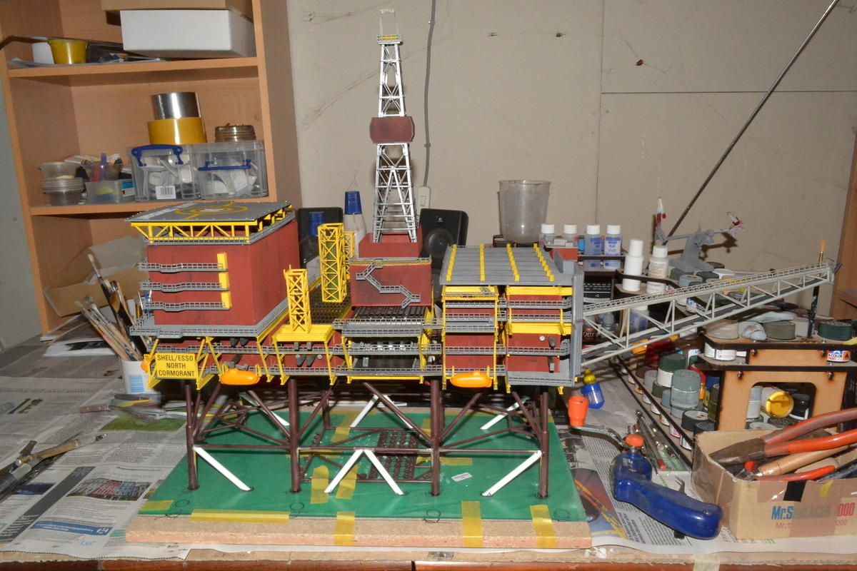 1:200 Revell North Cormorant Oil Rig - Page 4 - Work in Progress ...