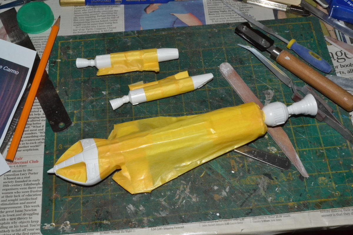 Airfix Space:1999 Hawk - Work In Progress - SF & RealSpace ...