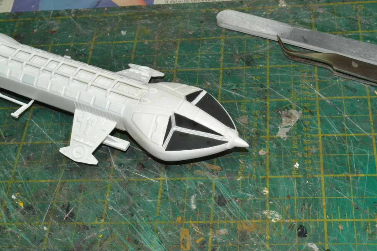 Airfix Space:1999 Hawk - Work In Progress - SF & RealSpace ...