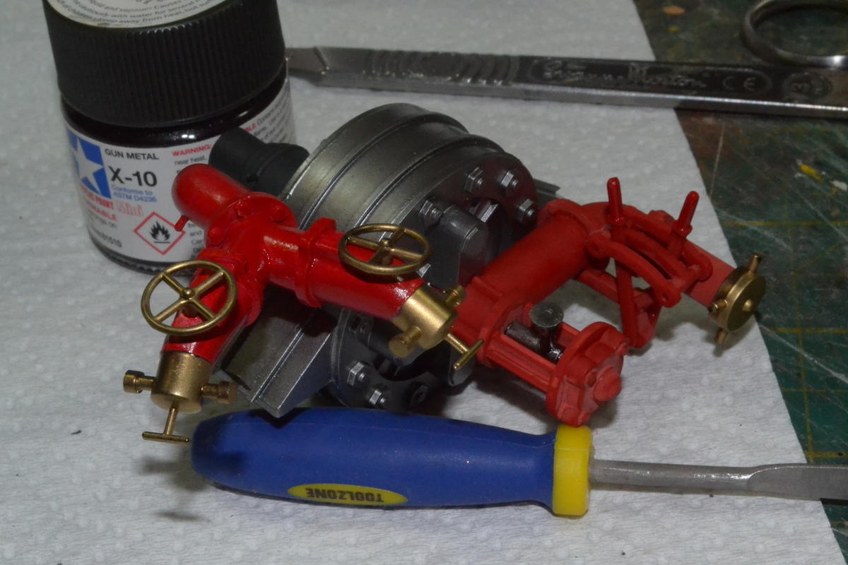 1:16 1914 Dennis Fire Engine by Bandai FINISHED - Made In Britain II GB ...