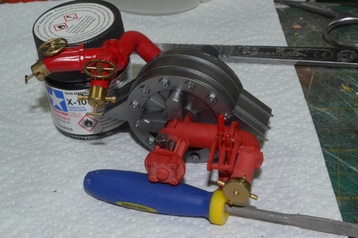 1:16 1914 Dennis Fire Engine by Bandai FINISHED - Made In Britain II GB ...