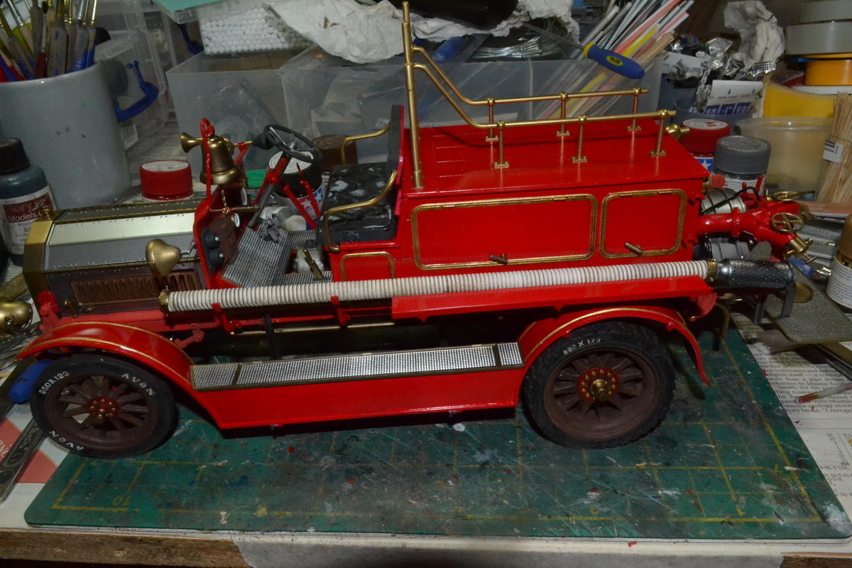1:16 1914 Dennis Fire Engine by Bandai FINISHED - Made In Britain II GB ...
