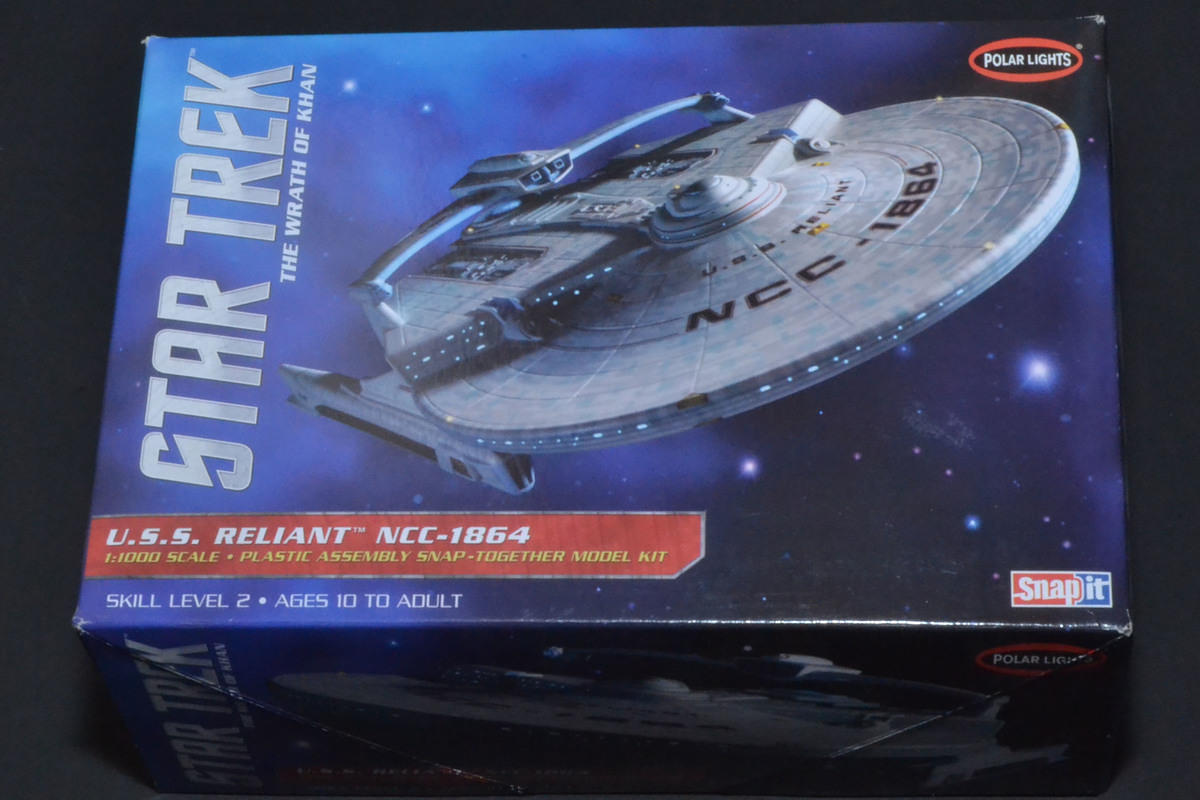 1:1000 Polar Lights USS Reliant - my one and only Star Trek Kit ...