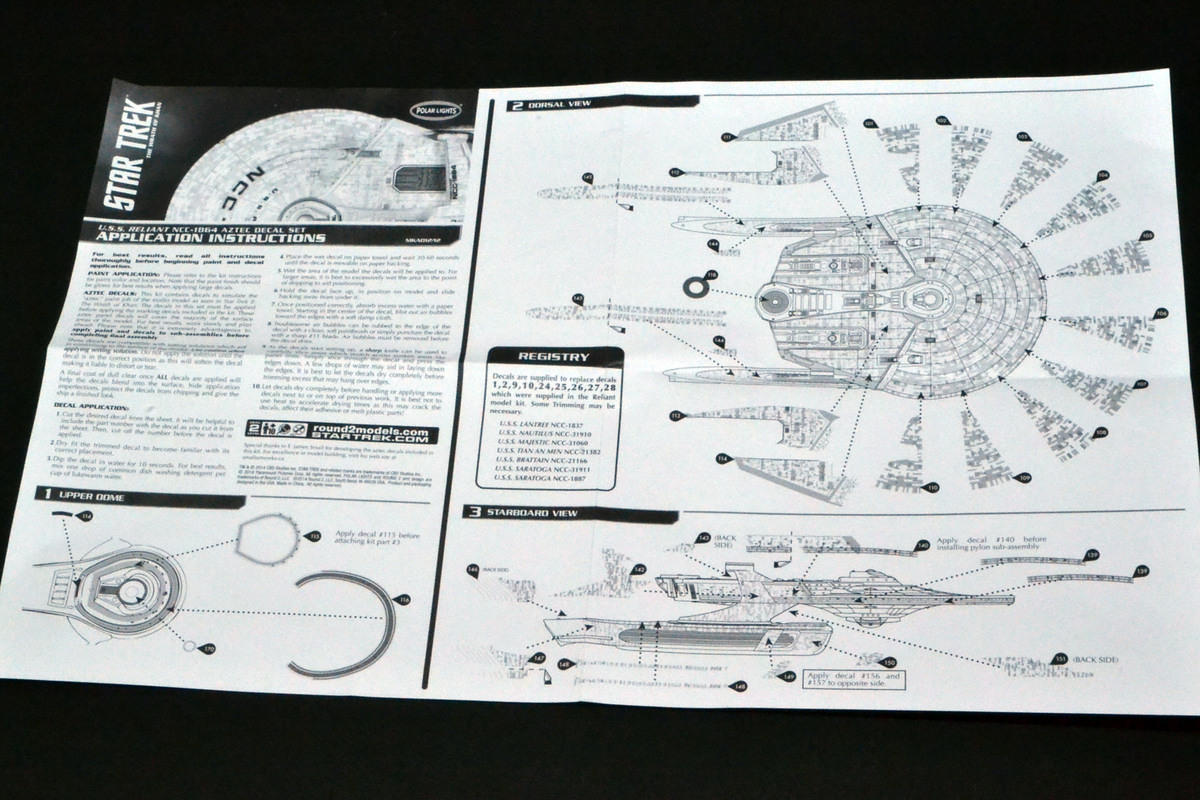 1:1000 Polar Lights USS Reliant - my one and only Star Trek Kit ...