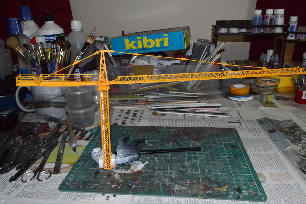HO scale Kibri Tower Crane [Completed!] - Work In Progress - Vehicles ...