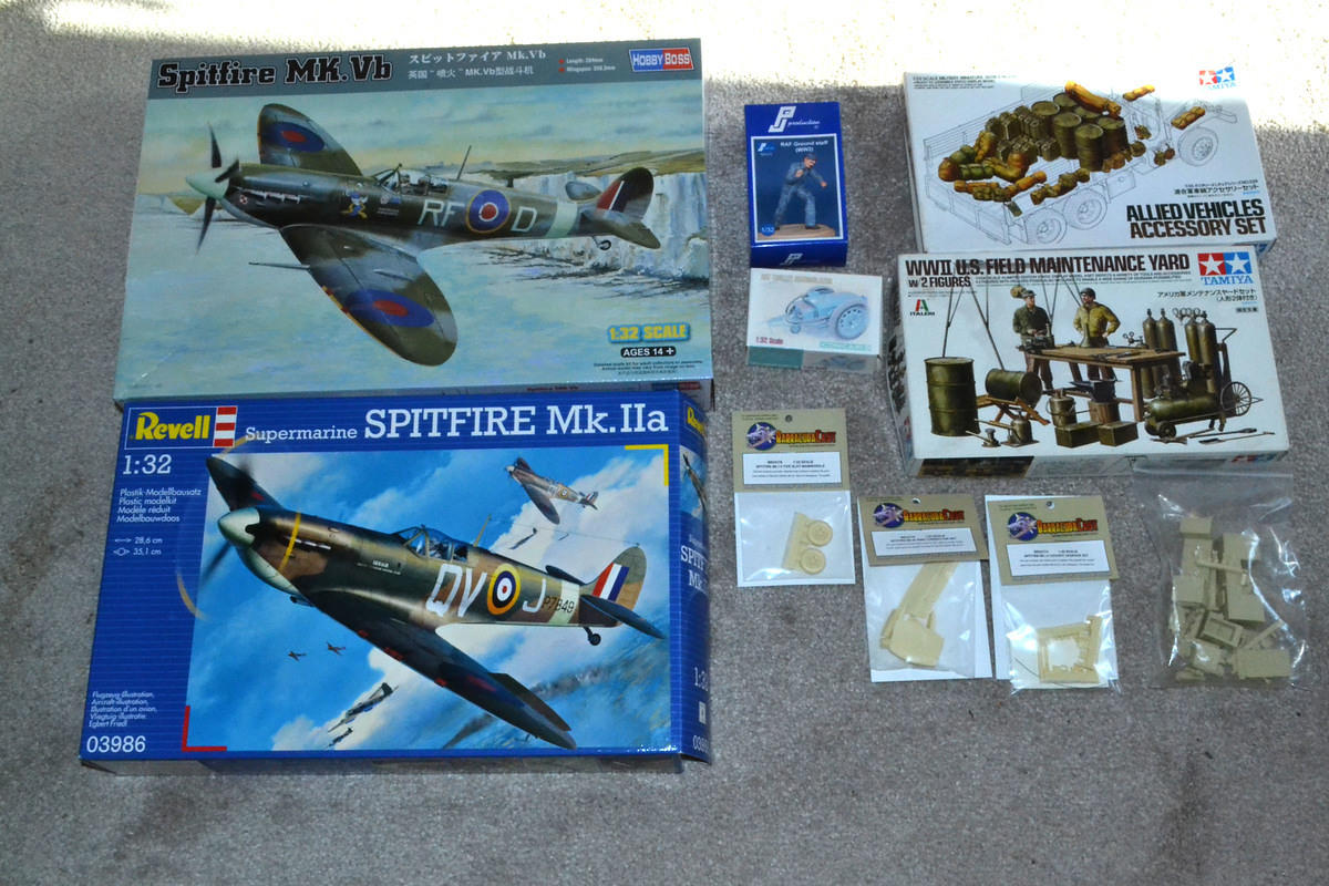 1:32 Spitfire I workshop diorama - Battle of Britain 80th Anniversary ...