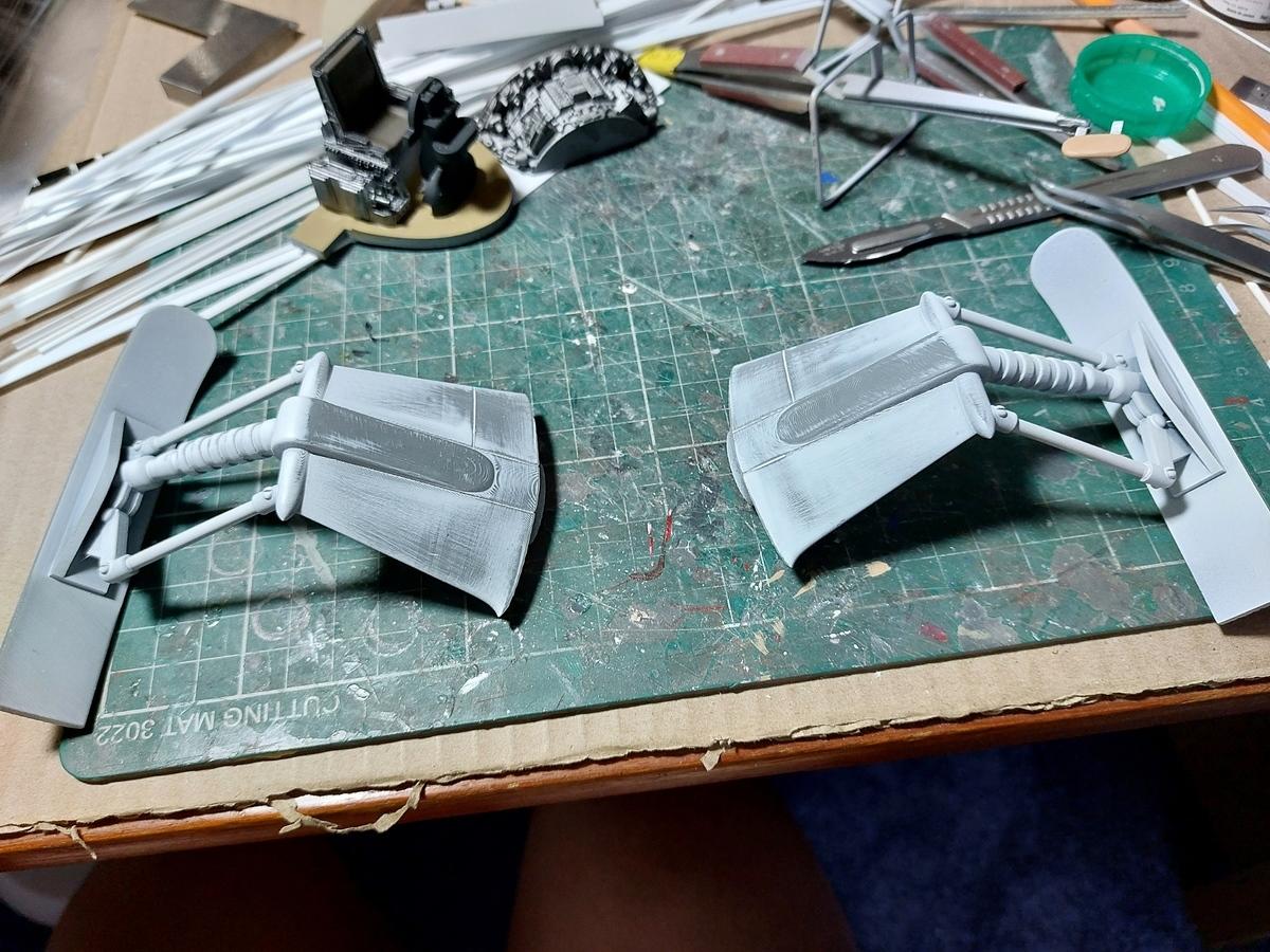 1:24 SHADO Interceptor, 3D print from Alain Rivard - Work In Progress ...