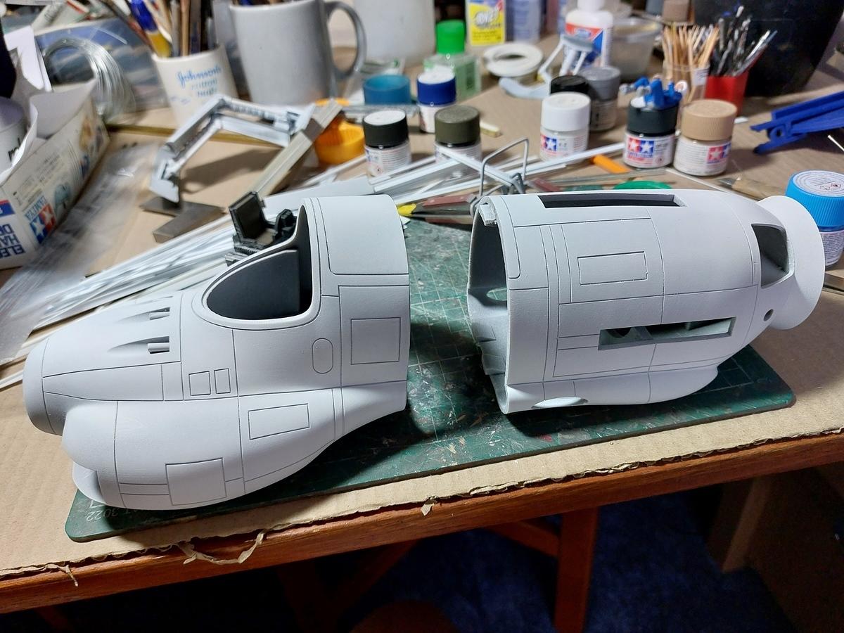 1:24 SHADO Interceptor, 3D print from Alain Rivard - Work In Progress ...