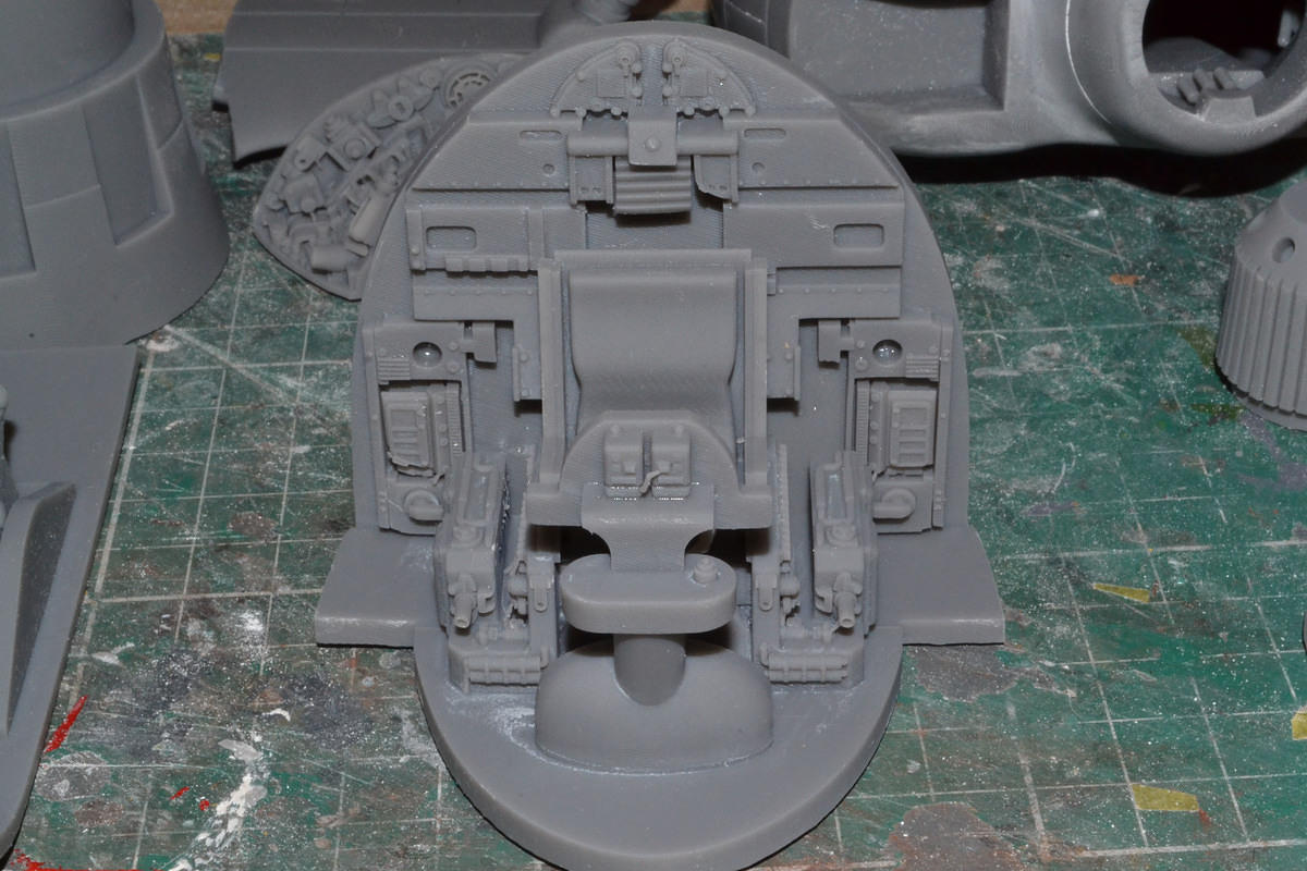 1:24 3D print kit UFO Moonbase Interceptor - Ready for Inspection - SF ...