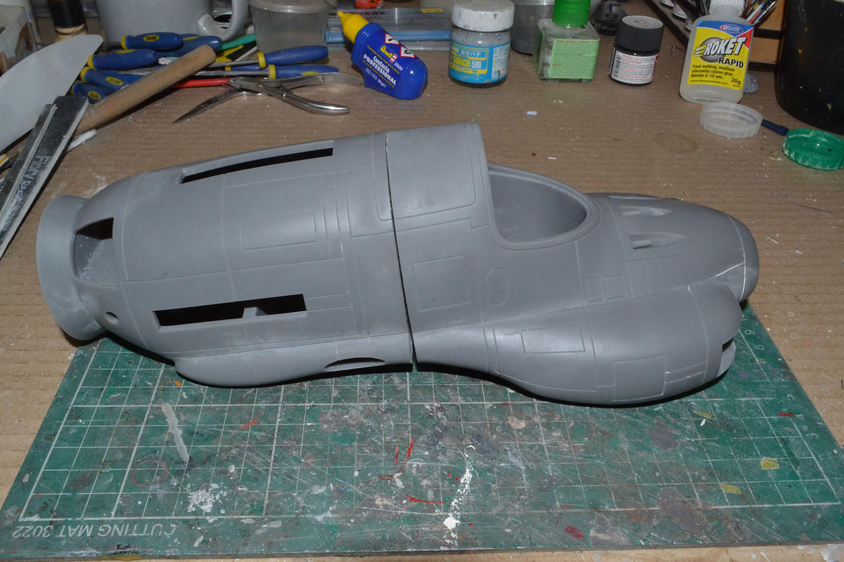 1:24 SHADO Interceptor, 3D print from Alain Rivard - Work In Progress ...