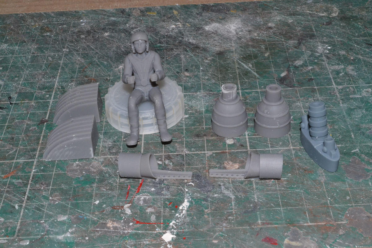 1:24 SHADO Interceptor, 3D print from Alain Rivard - Work In Progress ...