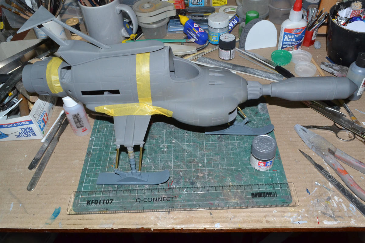 1:24 SHADO Interceptor, 3D print from Alain Rivard - Work In Progress ...